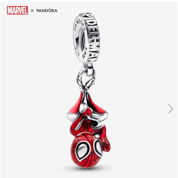 Pandora | Jewelry | Marvel Hanging Spiderman Dangle Charm | Poshmark